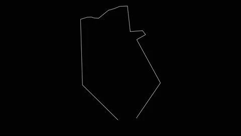 Toi municipality map of Niue outline ani... | Stock Video | Pond5