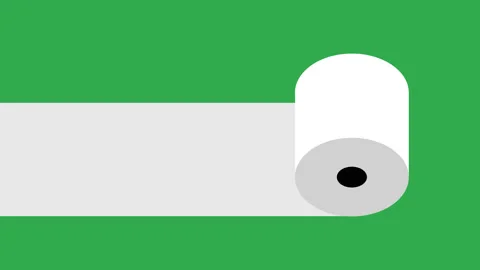 Toilet Paper Tissue Rolling Animation Lo... | Stock Video | Pond5