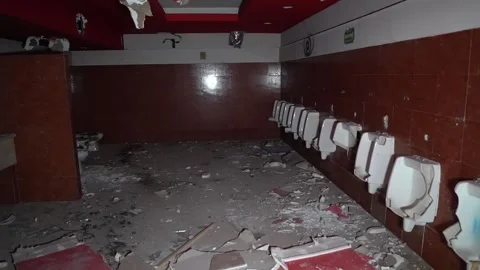 Destroyed Toilet Stock Footage ~ Royalty Free Stock Videos | Pond5