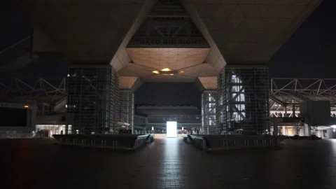Tokyo big sight Night View 2022 June | Stock Video | Pond5