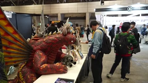 Tokyo Comic Con 2022 opens doors to publ... | Stock Video | Pond5