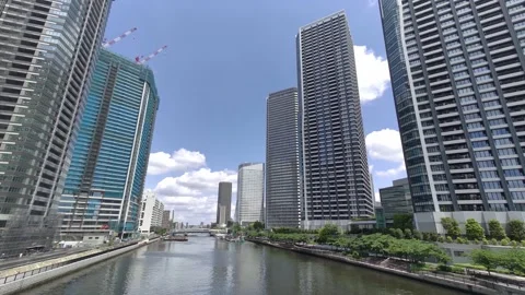 Tokyo High rise Apartment Tower Mansion ... | Stock Video | Pond5