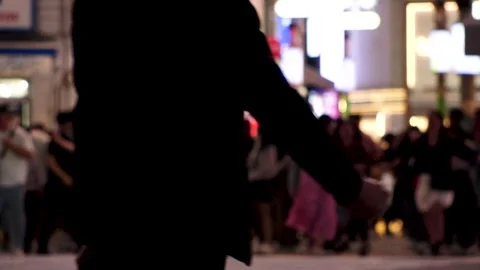 TOKYO, JAPAN : Slow motion shot of crowd... | Stock Video | Pond5
