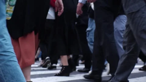 TOKYO, JAPAN : Slow motion shot of crowd... | Stock Video | Pond5