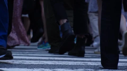 TOKYO, JAPAN : Slow motion shot of crowd... | Stock Video | Pond5