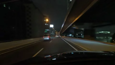 Tokyo Metropolitan Expressway Car drivin... | Stock Video | Pond5