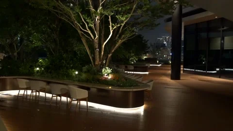 Tokyo Port City Takeshiba, Japan Night V... | Stock Video | Pond5