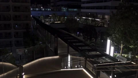 Tokyo Port City Takeshiba Night | Stock Video | Pond5