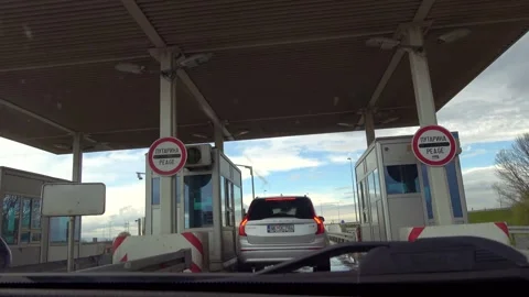 Highway Toll Machine Stock Footage ~ Royalty Free Stock Videos | Pond5