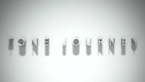 tone journey 3D title animation white te... | Stock Video | Pond5