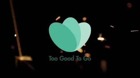 Too Good To Go logo on black background ... | Stock Video | Pond5