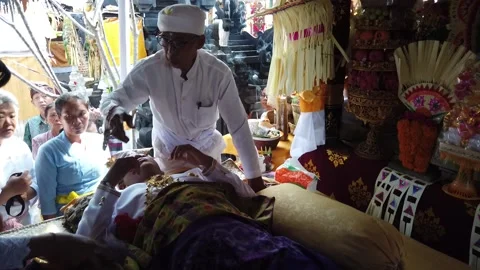 Tooth Filing Ceremony in Bali Indonesia ... | Stock Video | Pond5