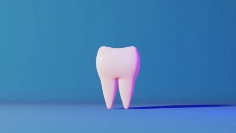Toothache 3D loop animation neon light b... | Stock Video | Pond5