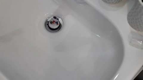 Toothpaste With Blood in the Sink. Blood... | Stock Video | Pond5