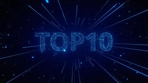 Top 10 Countdown Animation | Stock Video | Pond5