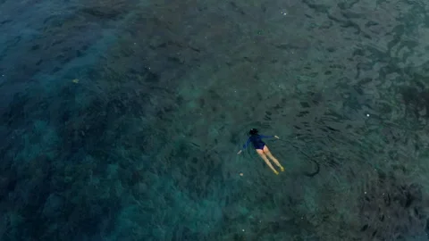 Girl Snorkeling Stock Video Footage | Royalty Free Girl Snorkeling ...