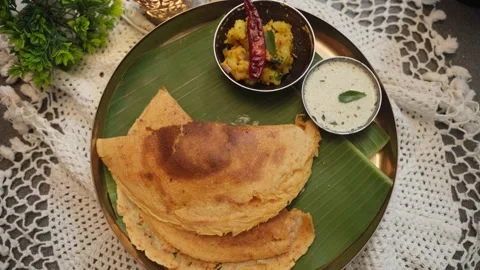 Dosa Chutney Stock Video Footage | Royalty Free Dosa Chutney Videos | Pond5