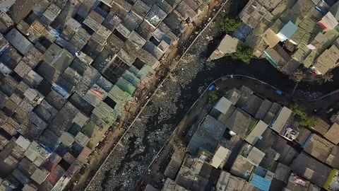 Slum Birds Eye View Stock Videos – Royalty-Free HD & 4K Videos