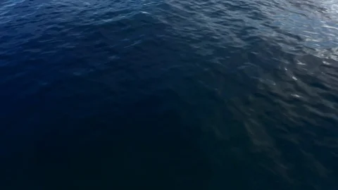 Top down aerial view of calming ocean wa... | Stock Video | Pond5