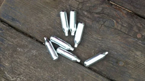 Top down pan left across multiple chrome... | Stock Video | Pond5