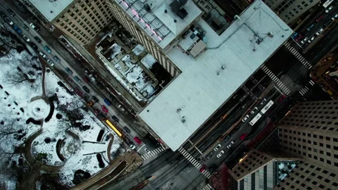 from top down tilting up revealing incre... | Stock Video | Pond5