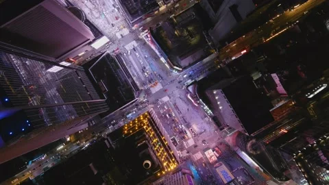 Times Square Night Stock Footage ~ Royalty Free Stock Videos | Pond5