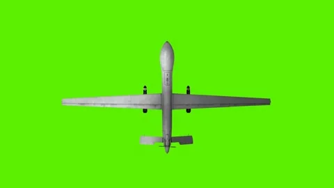 Top down view of a military drone flying... | Stock Video | Pond5