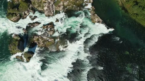 Waterfall Top View Stock Video Footage | Royalty Free Waterfall Top ...