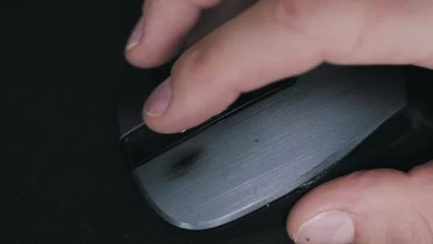 Top Down View Scrolling And Clicking Mou... | Stock Video | Pond5