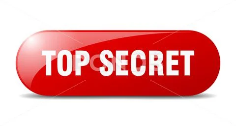 Top secret button. top secret sign. key. push button. Illustration ...