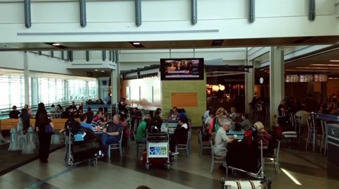 Airport Food Stock Footage ~ Royalty Free Stock Videos | Pond5