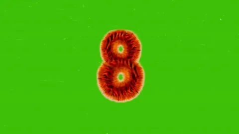 Top ten countdown numbers from 10 to 0. ... | Stock Video | Pond5