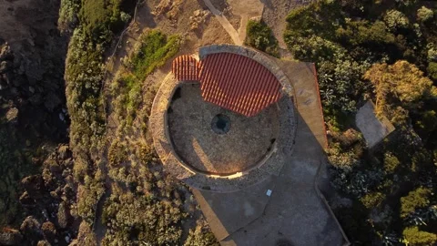 Top view aerial background of circular t... | Stock Video | Pond5