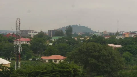 Top view aerial photo of fct Abuja with ... | Stock Video | Pond5