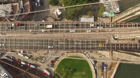 Top view Aerial real time video of Brook... | Stock Video | Pond5