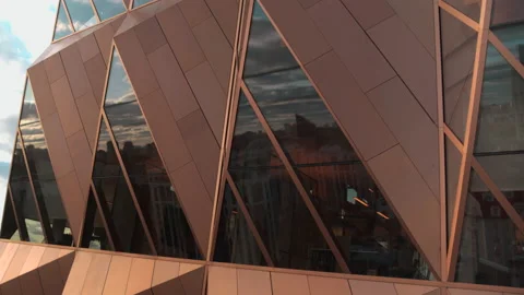 Top view of architecture of modern windo... | Stock Video | Pond5