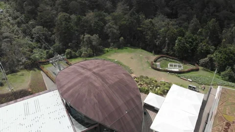 Top View Of The Arvi Metrocable Station ... | Stock Video | Pond5