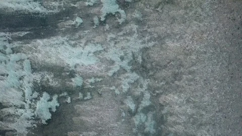 Top View of a Beautiful Ocean Floor Text... | Stock Video | Pond5
