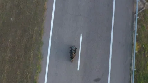 Motorcycle Top View Stock Footage ~ Royalty Free Stock Videos | Pond5