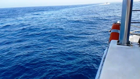 top of the view of blue sea wave movemen... | Stock Video | Pond5