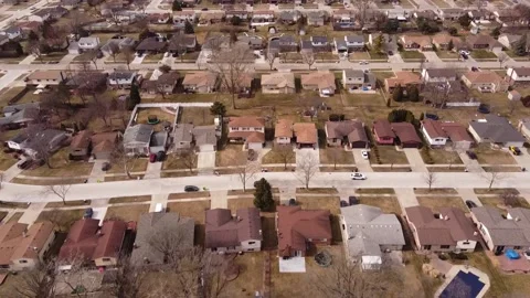 Top View Of The Community In Sterling He... | Stock Video | Pond5