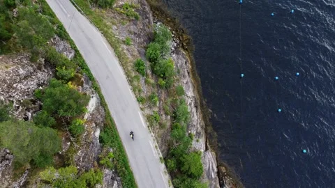 Top View Cyclist Stock Footage ~ Royalty Free Stock Videos | Pond5