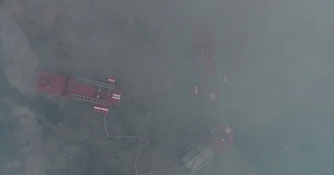 Firetruck Top View Stock Videos – Royalty-Free HD & 4K Videos