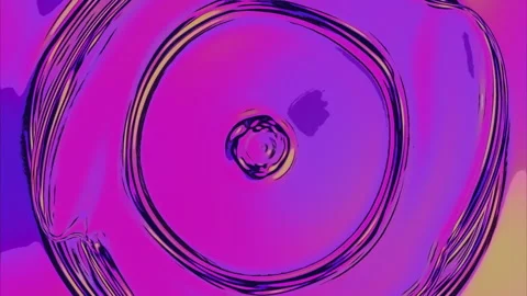 Top view of drops falling into water and... | Stock Video | Pond5