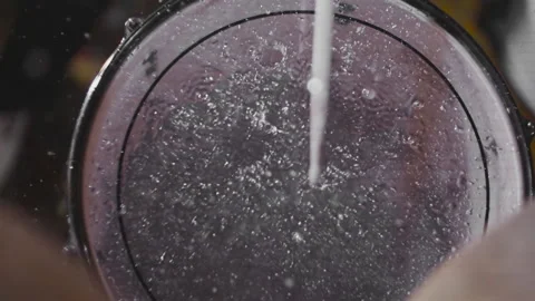 Top view of The drummer hit drum and wat... | Stock Video | Pond5
