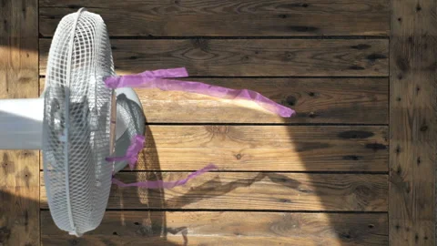 Top view of the fan. Fresh air on a warm... | Stock Video | Pond5