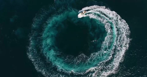 Top view figure of circle and spiral sha... | Stock Video | Pond5