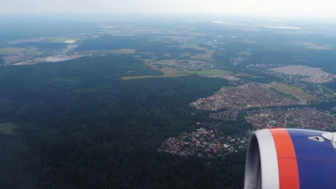 Top view fly over the city | Stock Video | Pond5