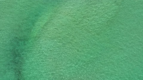Top view of green sea surface, Shot in t... | Stock Video | Pond5