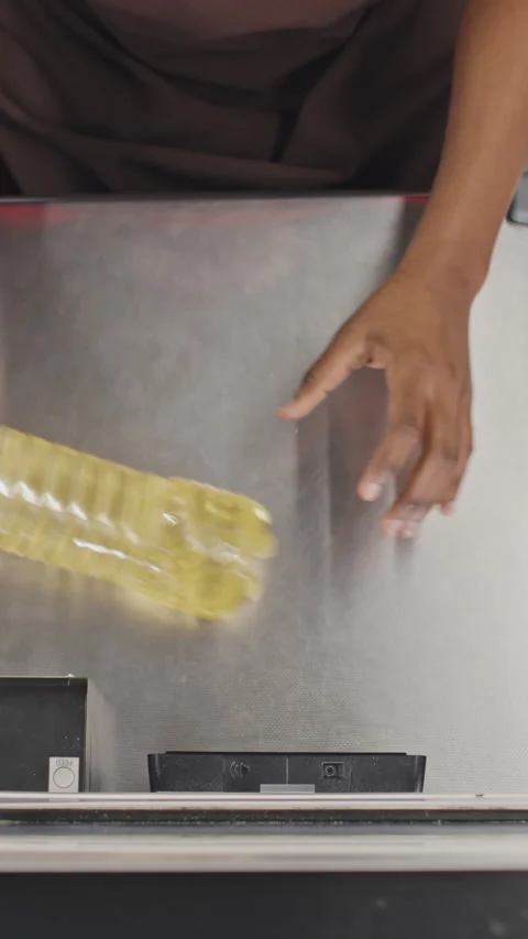 Top View of Hands of Cashier Scanning Go... | Stock Video | Pond5